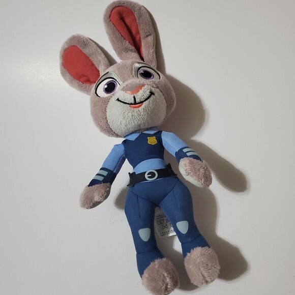Disney | Toys | Disney Zootopia Judy Hopps Plush Bunny Police Officer ...